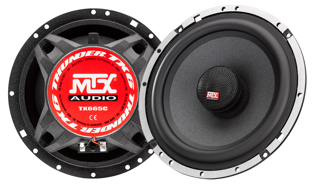 MTX - TX665C - 6.5 inch Coax Speakers 90WRMS - 66mm Depth – Ministry of ...